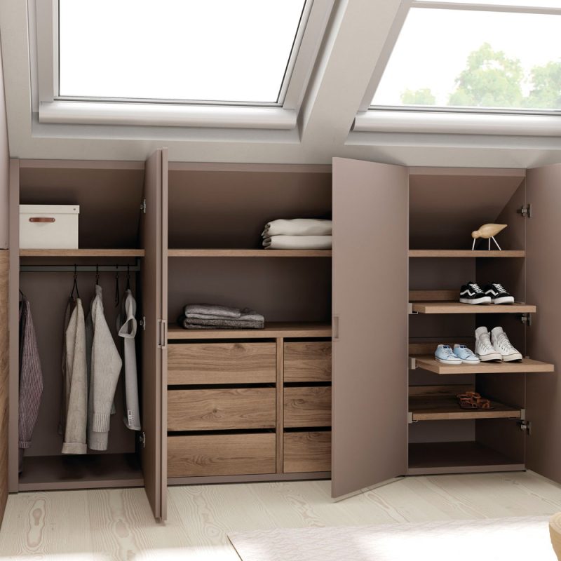 Skapseng med hyller og pult - Compact Living